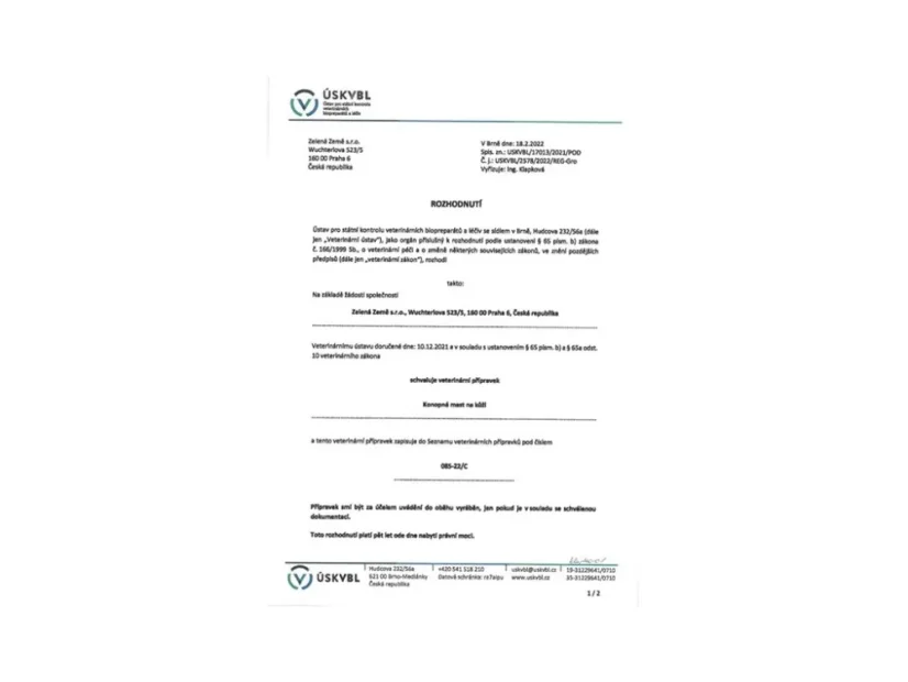 Konopná mast na kůži pro psy – Přírodní ochrana a regenerace | Zaryashop.eu