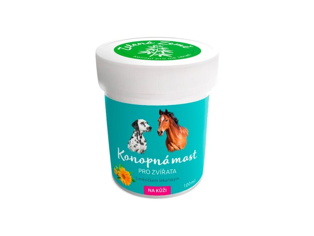Konopná mast na kůži pro psy – Přírodní ochrana a regenerace | Zaryashop.eu